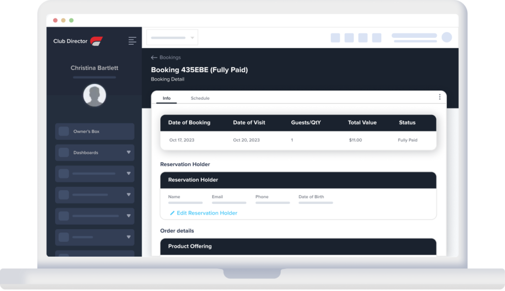 Club Booking » Online Reservation System & Booking Software